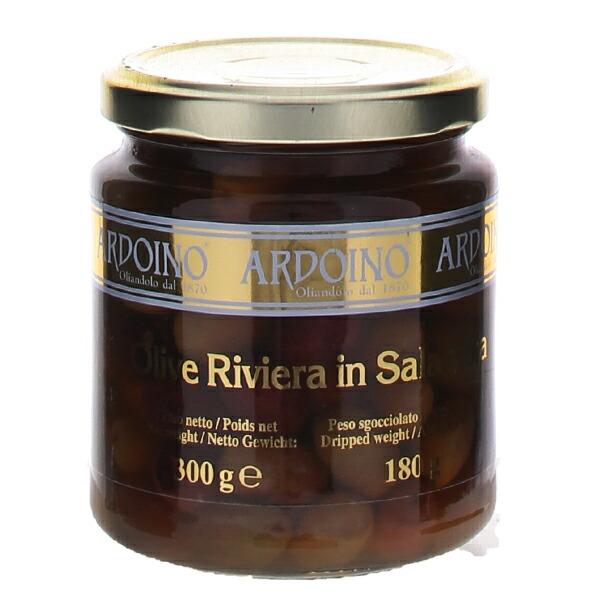 アルドイノ ブラックオリーブ 塩水漬け ネーレ （種あり） 【内容量】180g 【原材料名】黒オリーブ、塩、水 【保存方法】常温 (直射日光、高温多湿を避け、冷暗所で保存して下さい。) 【原産国名】イタリア 【輸入者】株式会社フードライナー