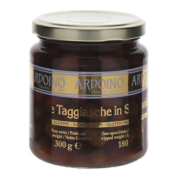 アルドイノ タジャスカオリーブ 塩水漬け (種あり) 【内容量】180g 【名称】オリーブ塩漬 【原材料名】オリーブ、漬け原材料（食塩）/pH調整剤 【保存方法】常温 (直射日光、高温多湿を避け、冷暗所で保存して下さい。) 【原産国名】イタ...