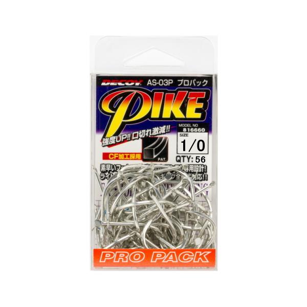 ・サイズ：1/0・入り数：56ケ入人気のライトジギングアシスト専用フック「Pike」に、ヘビーユーザーに応える大入りプロパックがラインナップ。アシストフックのストックを一度で大量に作りたい方に最適です。・ショア、オフショア問わずライトタック...