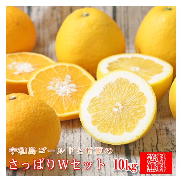 ★★さっぱりみかんがお好きな方へ★★宇和島ゴールドと甘夏を食べ比べ出来るお得なWセットです♪------------------------------------宇和島ゴールドと甘夏のさっぱりＷセット　10kg (各5kgずつ)-----...