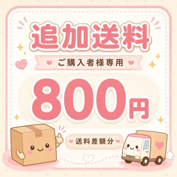 追加送料 800円 送料差額分 ご購入者様専用 ご注文前に必ずご連絡ください 未連絡注文は発送対象外