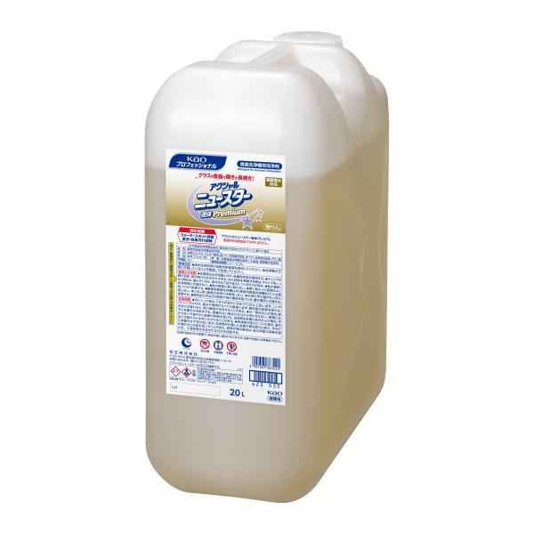 ウォータースポットと色素汚れのＷ抑制効果を持ち、洗浄後の食器が綺麗に仕上がります。さらに高硬度水でのスケール付着抑制効果を併せ持ち、洗浄機内の清掃作業の負担を軽減します。＜液体＞［無りん］容量・入数　20L×1