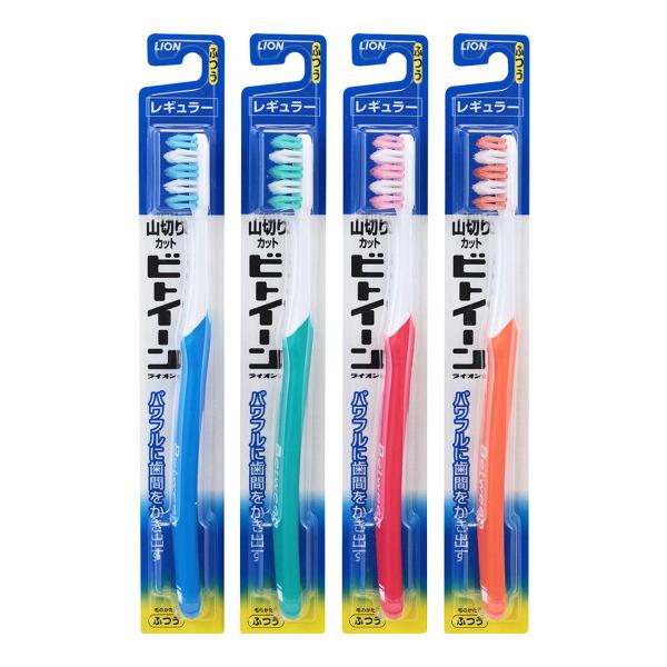 ◎大きい山切りカットだから毛先が歯間にくまなく密着し、パワフルに歯垢をかきだせます。◎ソフトラバーがハンドル全体を覆っているので、　(1)握りやすく、手にピッタリとフイットします。　(2)みがきやすい適度な しなり が生じます。毛の材質：ナ...