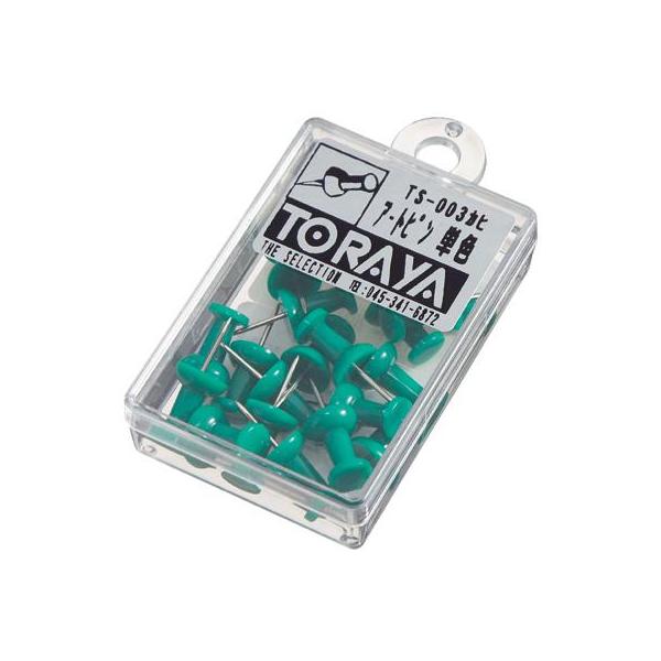 トラヤ アートピン 緑 18本TS-003カヒGR【仕様】● 色  ：緑●全長：約25ｍｍ● 針  ：約11ｍｍ●入数：1パック（18本）クリックポスト商品は14個まで1個口です。宅配便配送はいくつでも1個口です。