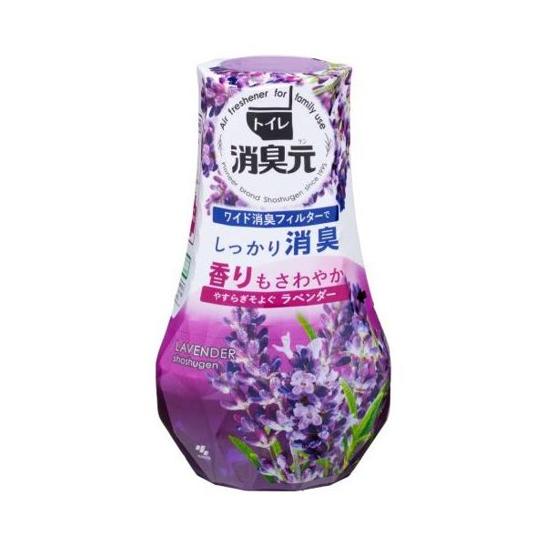 ・製品特徴 ●「でっかいろ紙」がイヤなニオイを強力消臭。●シャバシャバすれば香り復活。 液がなくなる最後まで、ず〜っと香りが続きます。●ろ紙を引き上げ、好きな強さに香り調節。●大容量400mLで効果長持ち。用途：トイレ用 内容量：400mL...