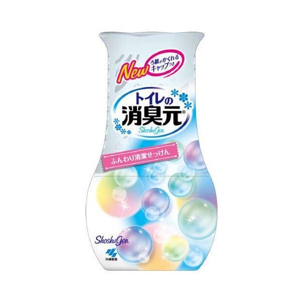 ・製品特徴 ●「でっかいろ紙」がイヤなニオイを強力消臭。●シャバシャバすれば香り復活。 液がなくなる最後まで、ず〜っと香りが続きます。●ろ紙を引き上げ、好きな強さに香り調節。●大容量400mLで効果長持ち。用途：トイレ用 内容量：400mL...