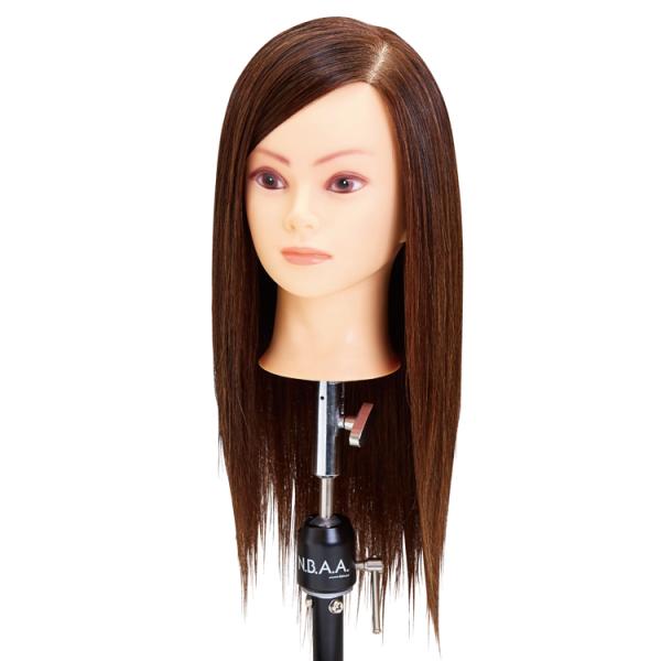 ■商品説明低価格ながらも高品質を実現！多くのプロ美容師やヘアメイクアップアーティストから圧倒的な支持を得ているジェニュインの「N.B.A.A.」ブランドから、ヘアアレンジの練習に特化した専用ウィッグ「クララ（NB-WA1）」が登場。本製品の...