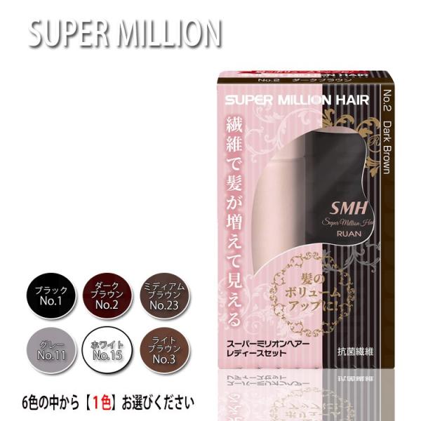 ■商品説明待望のレディースセット ミニミストとミニ本体のセット販売になります。製品特徴 特殊加工された人工毛（0.3から0.5mmに裁断した繊維）です。ふりかけると静電気により髪に付着し、気になる薄毛をカバーします。●わずか10秒で簡単に薄...