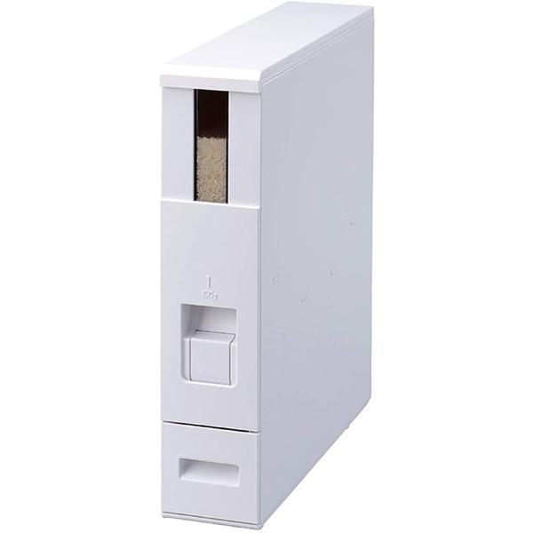 幅10cm RCB06SW RCB12-ST RCB06■スペック■●米びつ容量：白米6kg●米受け容量：白米4合●計量装置：レバー方式(1合・1レバー式)●キャスター：後ろ側2個●製品サイズ：幅100×奥行400×高さ440mm●商品質量...