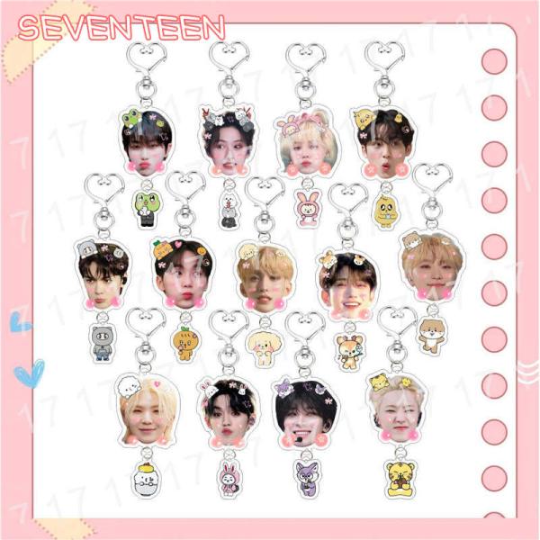 【タイプ】HOSHI/WONWOO/S.COUPS/WOOZI/VERNON/SEUNGKWAN/DK/JOSHUA/DINO/MINGYU/JEONGHAN/JUN/THE8【サイズ】約5cm【生地】合金+アクリル※ご注意:※PC環境や光...