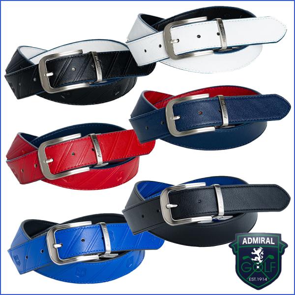 片面は無地使用、片面はアドミラルらしいエンブレムの型押し。両面が異なる仕様なので、ビジネス、スポーツにも使用可。■ブランド:アドミラル(Admiral)■型番: ADMB1BV2■商品名: ２１Ｆ ＢＥＬＴ リバーシブル■サイズ: Ｌ1 1...