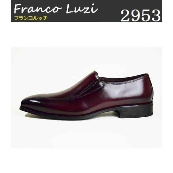 ◎品番　2953◎デザイン　ローファー◎カラー　ワイン◎アッパー素材　本革◎ソール　合成底（防滑ソール）◎製法　セメント製法◎ワイズ　3Eご紹介する商品は『FRANCO LUZI』のビジネスシューズです。アッパーは牛革を使用していますので履...