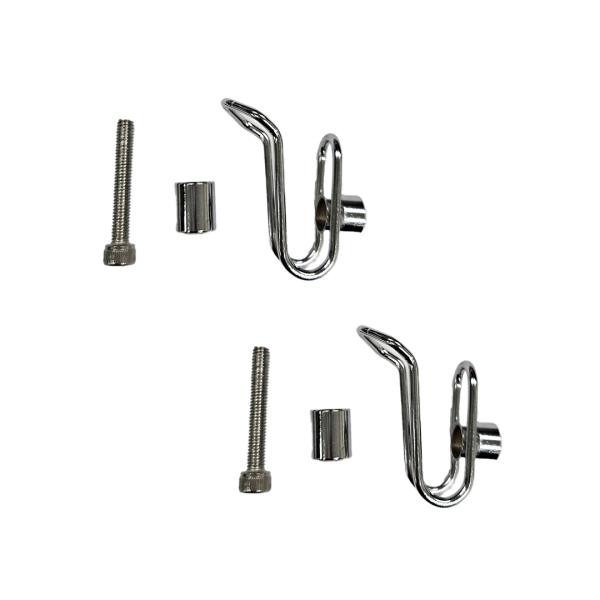 【商品名】タイYAMAHA純正M6ボルトコンビニフック 2個セット【商品コード】2SET-1FPQ1-CR【適合車種】適合車種：バイク汎用型（M6サイズのボルト位置なら取付可能）【生産国】タイ【サイズ】M6×40【個数】2個【取り付け方法】...