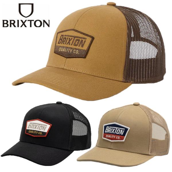 BRIXTON ブリクストンREGAL NETPLUS MP TRUCKER HATクラシックなBrixtonロゴ刺繍とすっきりしたフォルムが魅力。ブラック×ブラックはストリートでもフォーマルにも対応し、ネイビーホワイトは爽やかで上品な印象...