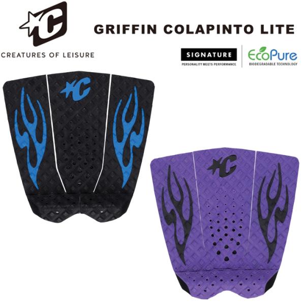 CREATURES OF LEISUREGRIFFIN COLAPINTO SIGNATURE TRACTION PAD グリフィン・コラピントのシグネチャートラクションパッドはサーモライトを使用し、より軽く、レスポンスの良いモデル。ダイヤ...