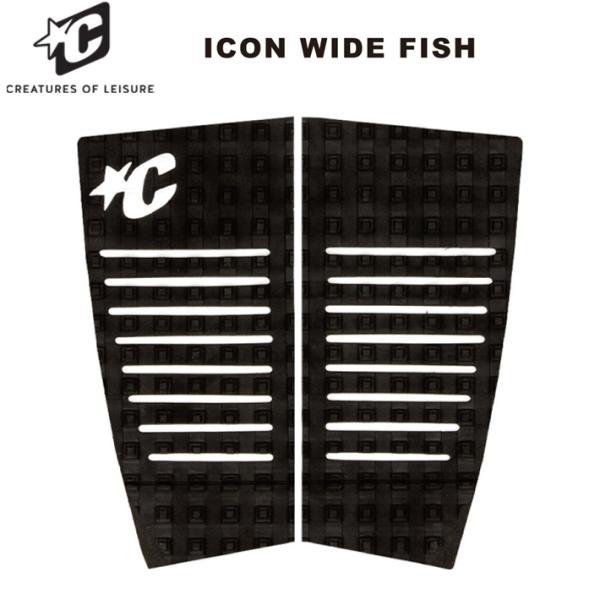 CREATURES OF LEISURE クリエーチャーズICON WIDE FISHテールの広いFishやオルタナティブシェイプのサーフボードのために特別にデザインされたモデル。80年代のアウトラインにインスパイアされたシェイプと同形状の...