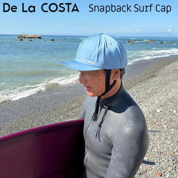 De La COSTA Snapback Surf Cap デ ラ コスタ スナップバックサーフキャップ海の上で最もスタイリッシュなシェープをしてるCAPになります。 通常のCAPより、ツバの長さを短めにし、素材も薄いものを使うことにより、...