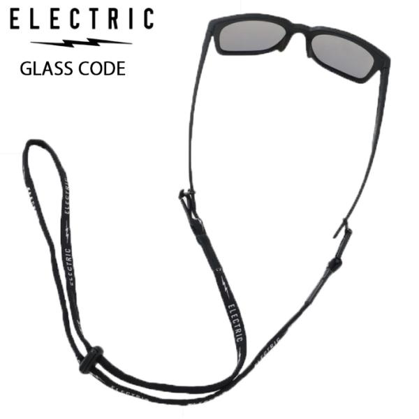 ELECTRIC エレクトリックGLASS CODE BLACK EA110サングラスを落下防止用コード。ポリエステル100%サイズ: 全長90cm