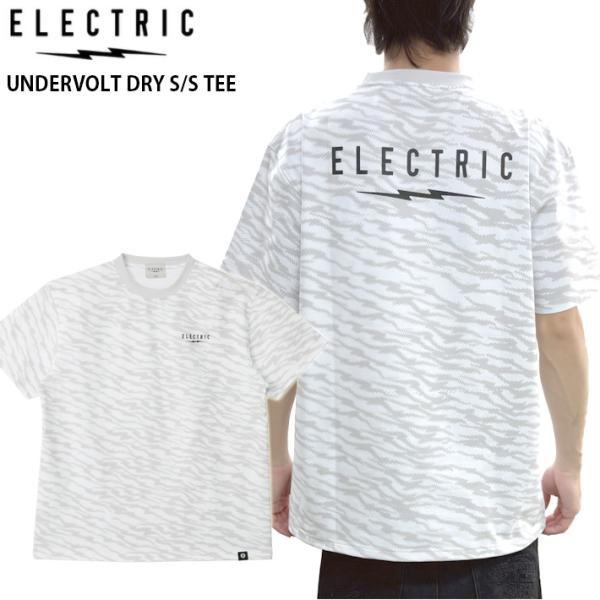 ELECTRIC エレクトリックUNDERVOLT DRY S/S TEE E26ST33C TシャツDOT CAMOのTシャツ<br>スポーツからタウンユースまで幅広く対応。UV CUT紫外線99%カット UPF50+QUIC...