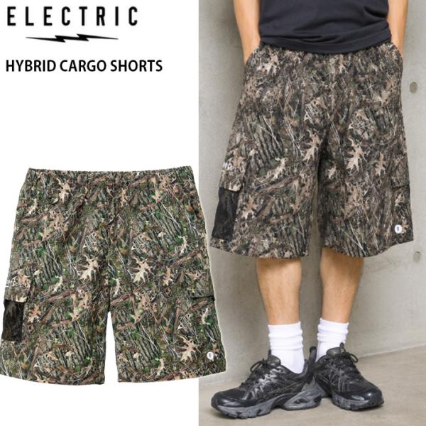 ELECTRIC エレクトリックHYBRID CARGO SHORTS E26SP10C前面左ももにICONロゴ、右ふともも側面にUNDERVOLTをプリントしたハイブリッドショーツ。軽量で乾きやすく夏のヘビロテアイテムです。ポケットが多い...