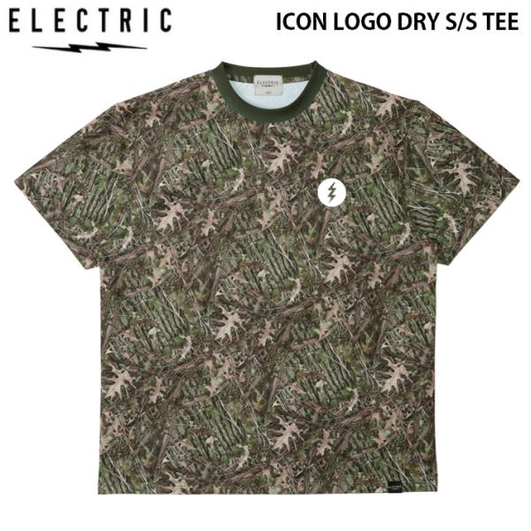ELECTRIC エレクトリックICON LOGO DRY S/S TEE E26ST31C TシャツTREE CAMOのTシャツスポーツからタウンユースまで幅広く対応。UV CUT紫外線99%カット UPF50+QUICK DRY吸湿速乾...