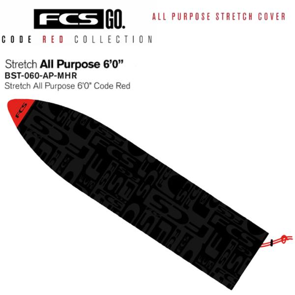FCS　エフシーエス ストレッチカバーCORD RED STRETCH ALL PURPOSE COVER　6'0"WAX、傷、埃、紫外線からボードを守る軽量保護カバー。■About the Collection新たなコレクション「Code...