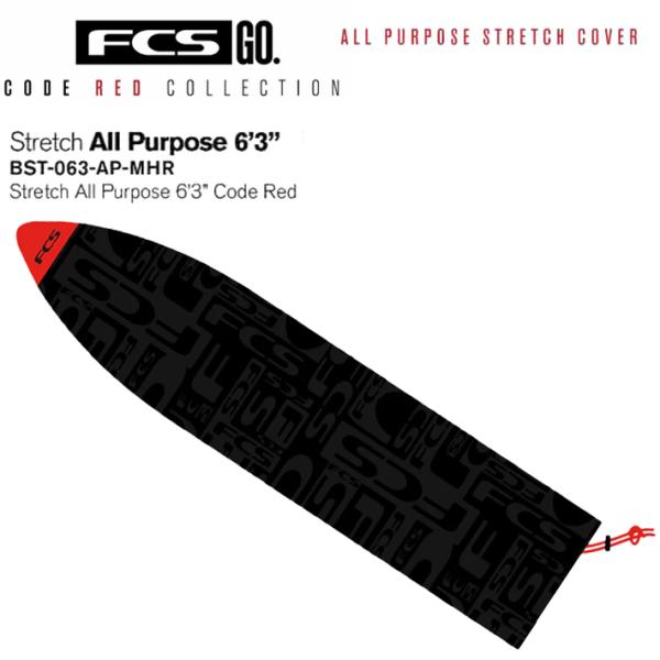 FCS　エフシーエス ストレッチカバーCORD RED STRETCH ALL PURPOSE COVER　6'3"WAX、傷、埃、紫外線からボードを守る軽量保護カバー。■About the Collection新たなコレクション「Code...