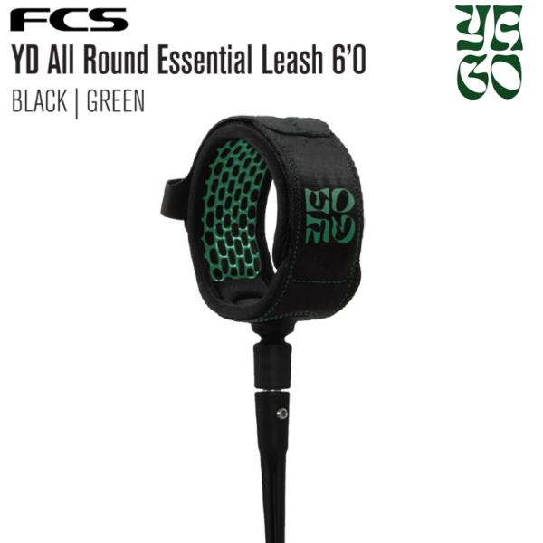 【FCS】YAGO DORA SIGNATURE ALL ROUND ESSENTIAL LEASH　 6’確かな強度。信頼性の高いテクノロジー。毎日のサーフィンのために設計されています。■PerformanceYago Dora Esse...