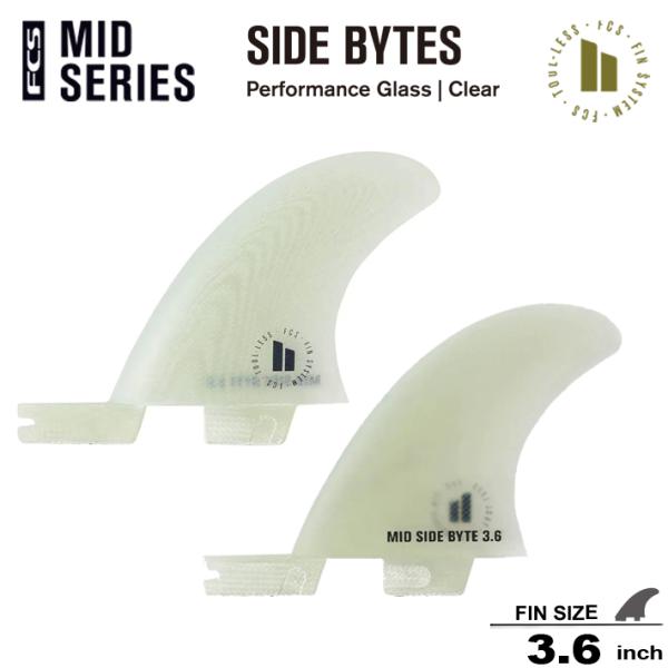 ■FCS2　MID SERIES FCS II MID SIDE BYTE FIN 3.6ミッドレングスに乗ることを決めたのなら、自分のポテンシャルを最大限に発揮できるフィンのセットを使うことで、ボードの性能を最大限に引き出すことは理にかな...