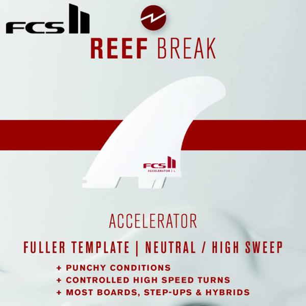 ■FCS2　ESSENTIAL SERIES WHITE EDITION<br>ACCELERATOR TRI FIN SET MサイズINTRODUCING WHITE EDITIONThe FCS II Essential ...