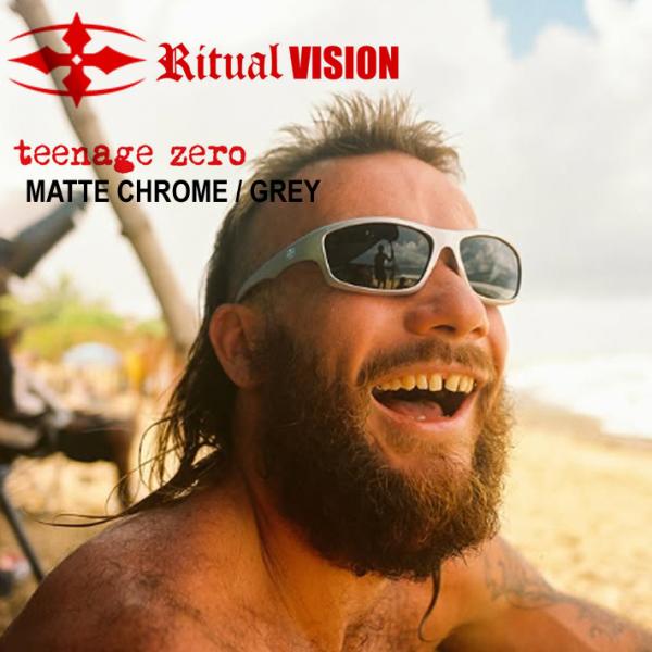 RITUAL VISION  リチュアル ビジョンTEENAGE ZERO  MATTE CHROME / GREY■Details &amp; FeatureAre you a Teenage Zero?怒りに満ち、つまらない日々はもうう...