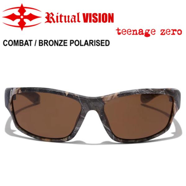 RITUAL VISION  リチュアル ビジョン TEENAGE ZERO  COMBAT / BRONZE POLARISED■Details &amp; FeatureAre you a Teenage Zero?怒りに満ち、つまらな...