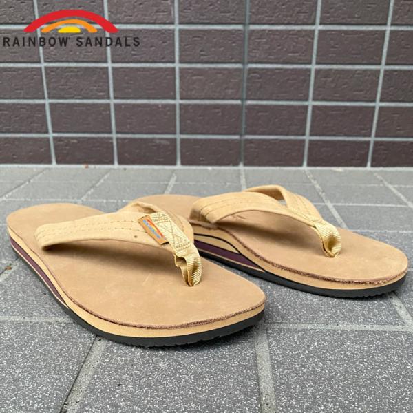 RAINBOW SANDALS / レインボーサンダルズMEN'S プレミア・レザー（ダブルミッドソール） 品番：RSM 302ALTS PL二枚重ねのプレミア・レザー・サンダルはシングルミッドソールサンダルの全ての特徴を備えていますが、よ...
