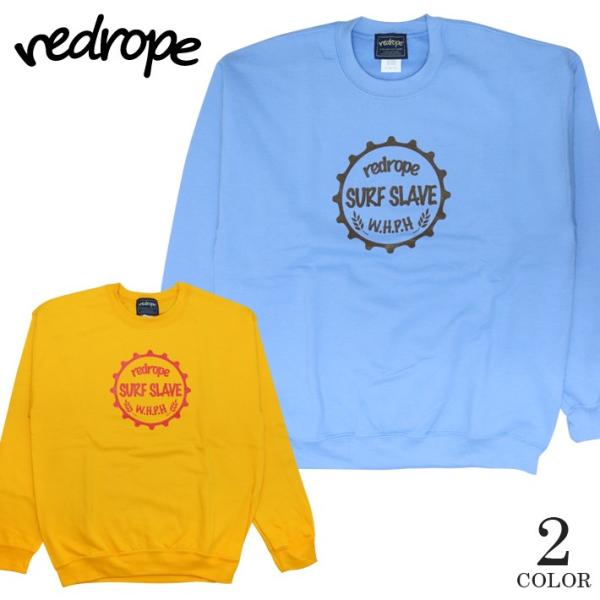 redrope レッドロープSURFSLAVE BEER CREW SWEATredropeの架空のビール “SURFSLAVE BEER” のロゴがプリントされたトレーナー。8.0ozで少し薄めの生地で裏起毛なので着心地も◎※送料無料は北...