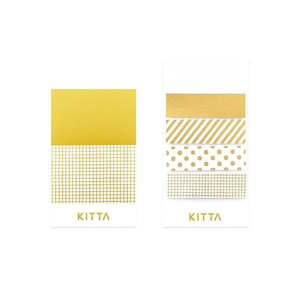 ■商品説明・テープサイズ：H15×W50mm　・表紙サイズ：H91×W55mm(折りたたみ時)　・1冊40枚入(10枚×4柄)　　※テープはゴールド箔押しタイプです。※こちらの商品はメーカー取寄せ品の為、発注後（約3〜5営業日後）にメーカー...