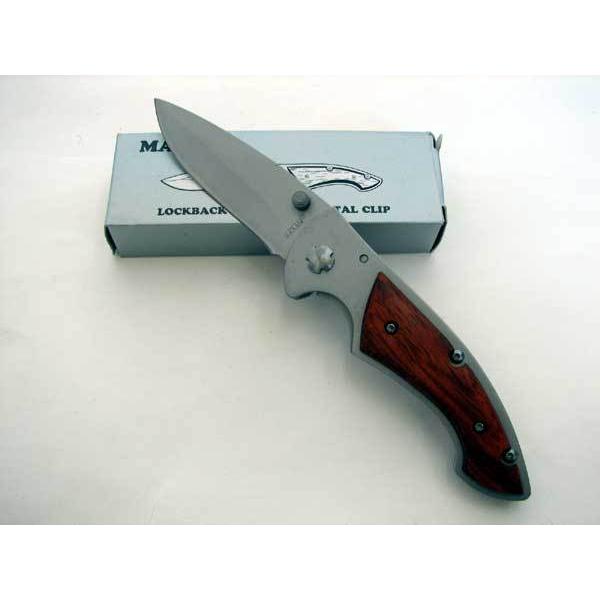 ご覧いただきありがとうございます。MAXAM（USA）のフォールディングナイフです。造りはしっかりしています。安価なナイフなのでアウトドア、釣り等で気兼ね無く使えそうです。万が一、刃こぼれしても研ぎの練習としても使えます。お勧めです。■スペ...