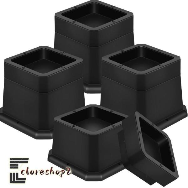 【高さ調節/自由につなぎ合わせる】高さを自由に調節できる機能により、ベッド、テーブル、ソファ、机、こたつ、洗濯機、乾燥機、冷蔵庫などの家電家具の脚に適応し、ニーズによりよくフィットし、スペースを提供し、掃除も便利になります。様々なユーザーの...