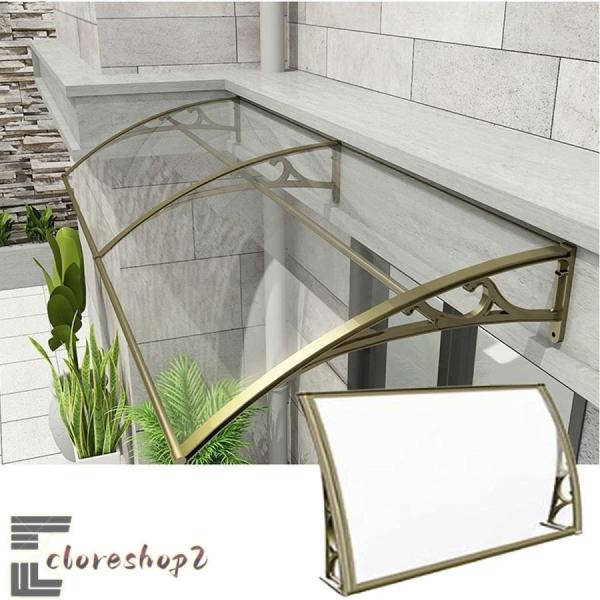 ☆高性能ポリカーボネート（PC）素材、優れた透明性、優れた照明効果、耐衝撃性、遮音性、断熱性、難燃性、老化防止、省エネ、環境保護、20年以上の使用に最適☆耐候性、紫外線はドアや窓を色あせて剥がします。雨よけは太陽の紫外線に効果的に抵抗し、レ...