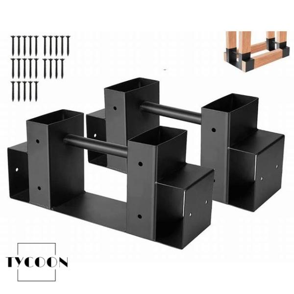 組み立ても簡単お庭を整理整頓でき、お家の周りがスッキリします。あいたスペースにぴったりの薪棚が作れます。大容量防湿防サビ耐久性と安定性ネジ付き。置く場所に合わせ、任意の長さにしてください。2x4インチの薪を、ブラケットスロットに挿入します。...