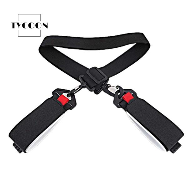 スキー板用 取外し可能なサイズ調整式スキーストラップ。丈夫な縫い目、丈夫なスキーラッシュを備えた幅広のナイロン製ストラップは長時間使用できます。スキーボードとポールを支え、スキーボードとポールを簡単に包み込み、パッケージの管理に便利で、腕の...