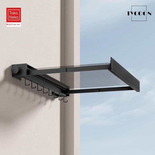 【伸縮ランドリーラック ベランダ】これベランダラック、全体がアルミニウム合金で作られており、表面はマットな高温粉体塗装で平らで滑らかで、パネルはスライドレール設計を採用しています。スペースアルミニウムは錆びにくく、酸化しにくいです。メッシュ...