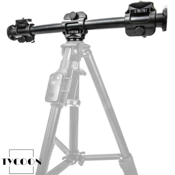 【多角度撮影】360°パノラマ撮影と180°垂直調整をサポートし、オーバーヘッド撮影用のジブアームになります。お好みの高さと角度でカメラを構えます。スタジオの屋内/屋外マクロ撮影やローアングル撮影に最適です。頑丈なアルミニウム合金構造となロ...