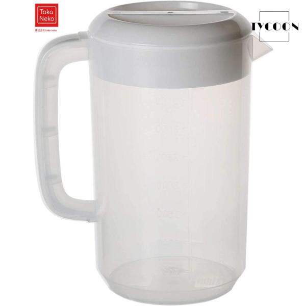 ドリンクジャグは、冷たい飲み物をたっぷり入れることができる冷水筒です。容量は2.5L(15*24.5cm)、4L(20*29cm)、5L(17*28cm)。明確なスケールがあり、正確に液体の量を測ることができるため、便利です。蓋は凹型と凸型...