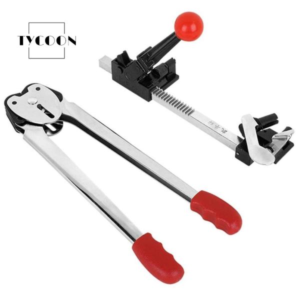 商品内容：引締機×1、封緘機×1 ※金具シールは付属していません。引締機全長：28cm、封緘機全長：37.5cm、適合バンド:PPバンド、適合バンド幅：12?16mm、重量：2kg、材質：スチールダンボールの梱包作業に使用する手動式PPバン...