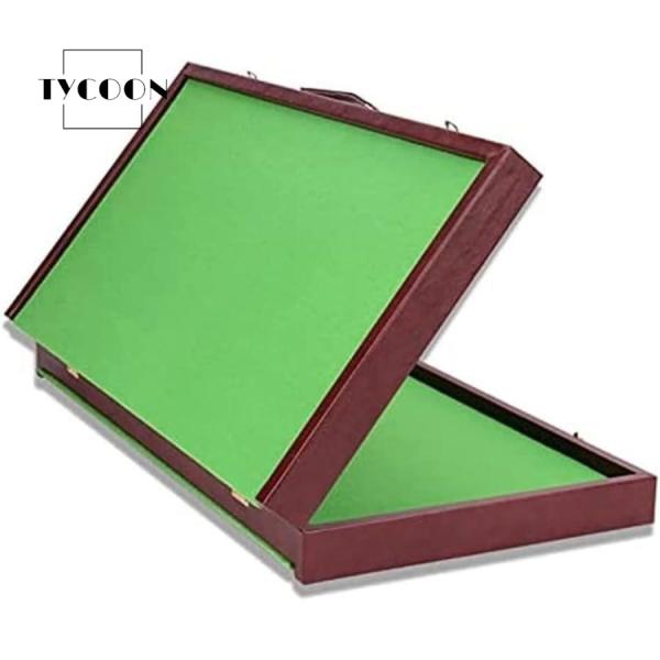 【折りたたみ式麻雀テーブル】麻雀テーブルは折りたたみ式で、広げると麻雀テーブルとして、閉じると麻雀収納ケースとして使用できます。【用途】麻雀テーブルボードは持ち運び可能なハンドル付きで、家庭、旅行、娯楽などに最適です。【サイズ】50Cmx5...