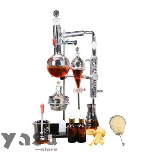 【高品質】この蒸留ユニットは高ホウケイ酸ガラスで作られており、耐食性と耐熱性に優れています。 この材料は化学的に非反応性であるため、実験サンプルを汚染から守りながら、高温と高圧に耐えることができます。【効率的な蒸留技術】当社の蒸留ユニットは...