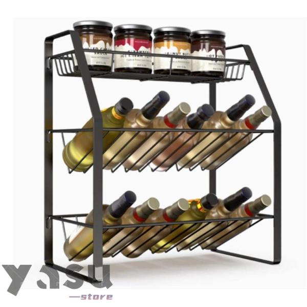 【安心な斜めデザイン】45°斜め収納デザインなので取り出しやすい、お手入れも簡単です。斜め収納で綺麗で整頓されたキッチンを与える。【丈夫で耐荷重拔群】素材は耐久性に優れたスチ一ルを採用で耐荷重は50kgです。スパイス棚は堅固丈夫で、耐荷重に...