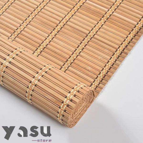 ? プライバシー保護：ファッショナブルなバンブーブラインドは、通常のすべての窓に適しています。不透明ですが、日光を通過させ、日光を十分にフィルターにかけることができます。また、ほこり、風、雨があなたの財産に害を及ぼすのを防ぐプライバシー保護...