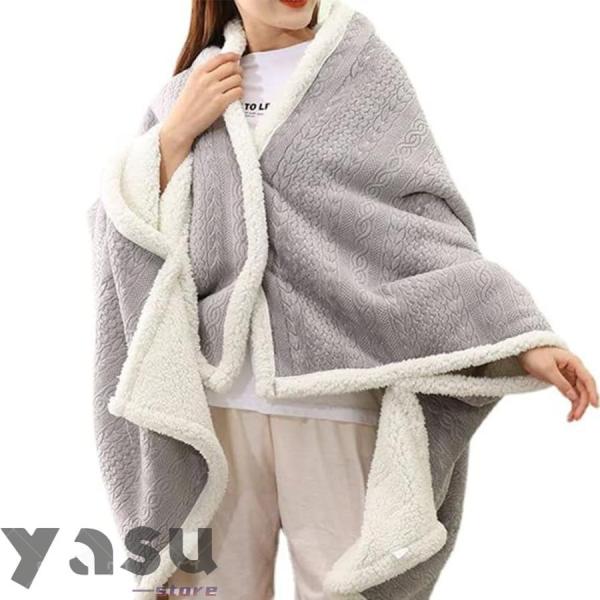 【ブランケット・ボタン付き】袖には2セットのボタンが付いており、ボタンを留めて外からの冷気をシャット アウトし、体温の暖かさを逃がしません！胸元にはスナップボタンが4つ付いているので、自分の体に合わせてサイズを簡単に調節して着ることができま...