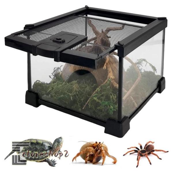 【爬虫類 ケージ】ミニ爬虫類テラリウムは高品質の透明ガラスで作られており、爬虫類や両生類を簡単に観察し、彼らと交流するのに便利です。テラリウムを丈夫な段ボールと発泡スチロールで梱包します、もし受け取る時に何か問題があれば、弊社に連絡して解決...